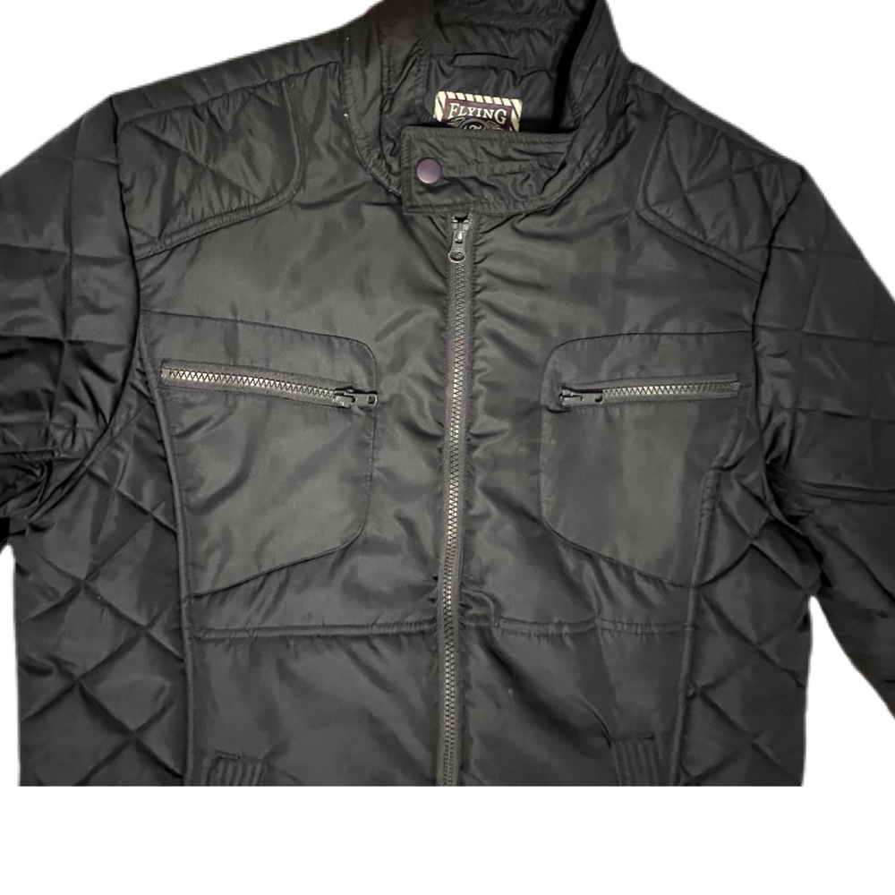 Flying Machines Biker Jacket Mens Large Size - Gem